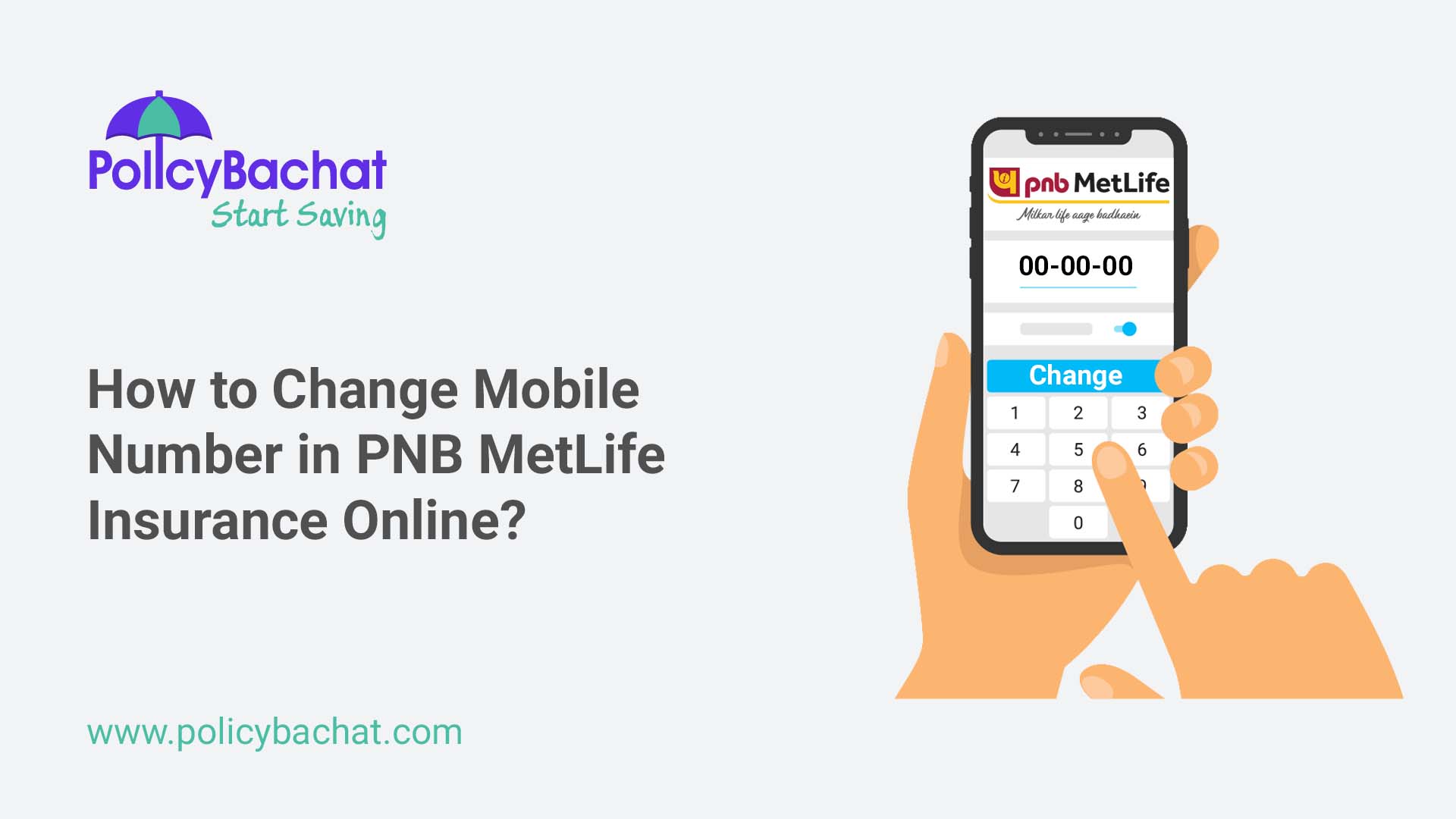 How to Change Mobile Number in PNB MetLife Insurance Online? - PolicyBachat