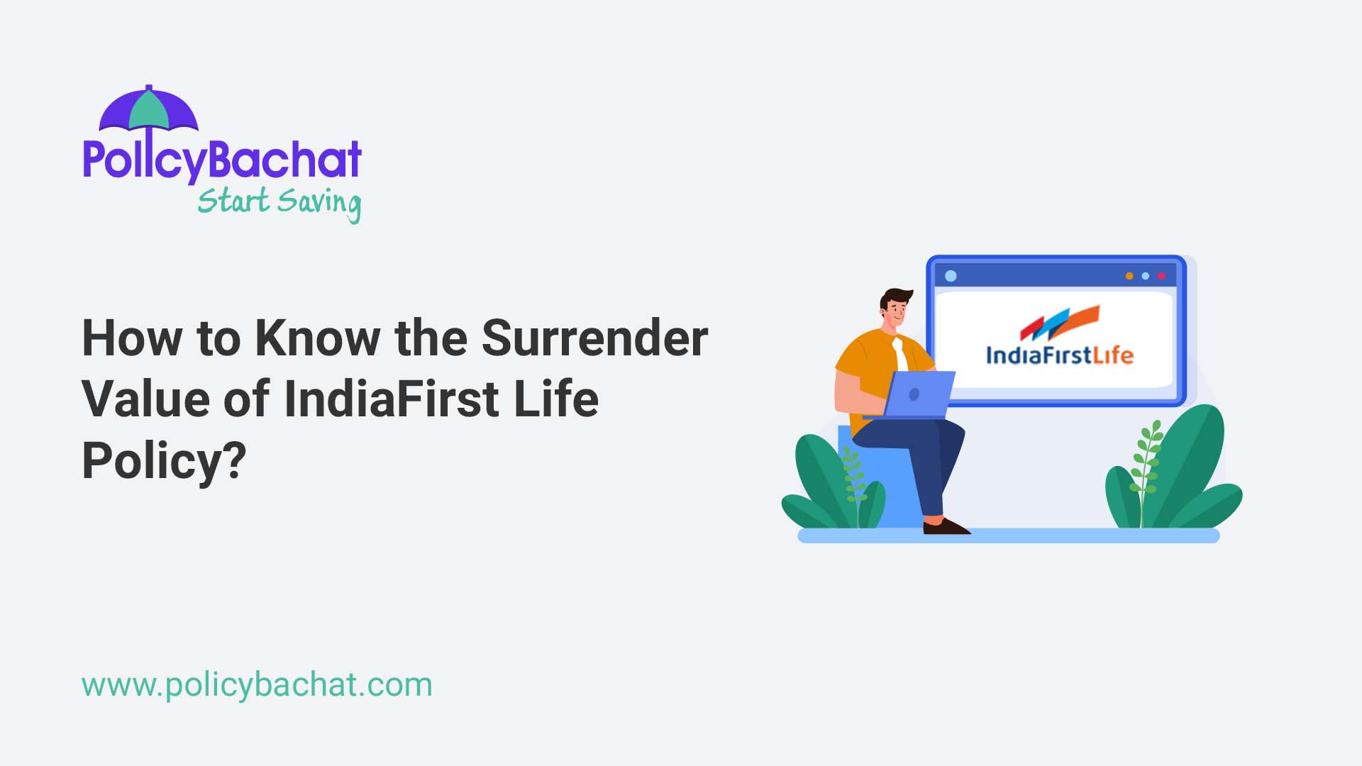 How to Know the Surrender Value of IndiaFirst Life Policy? - PolicyBachat